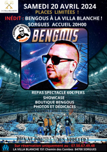 Bengous à La Villa Blanche : Une Soirée Inédite à ne pas Manquer ...